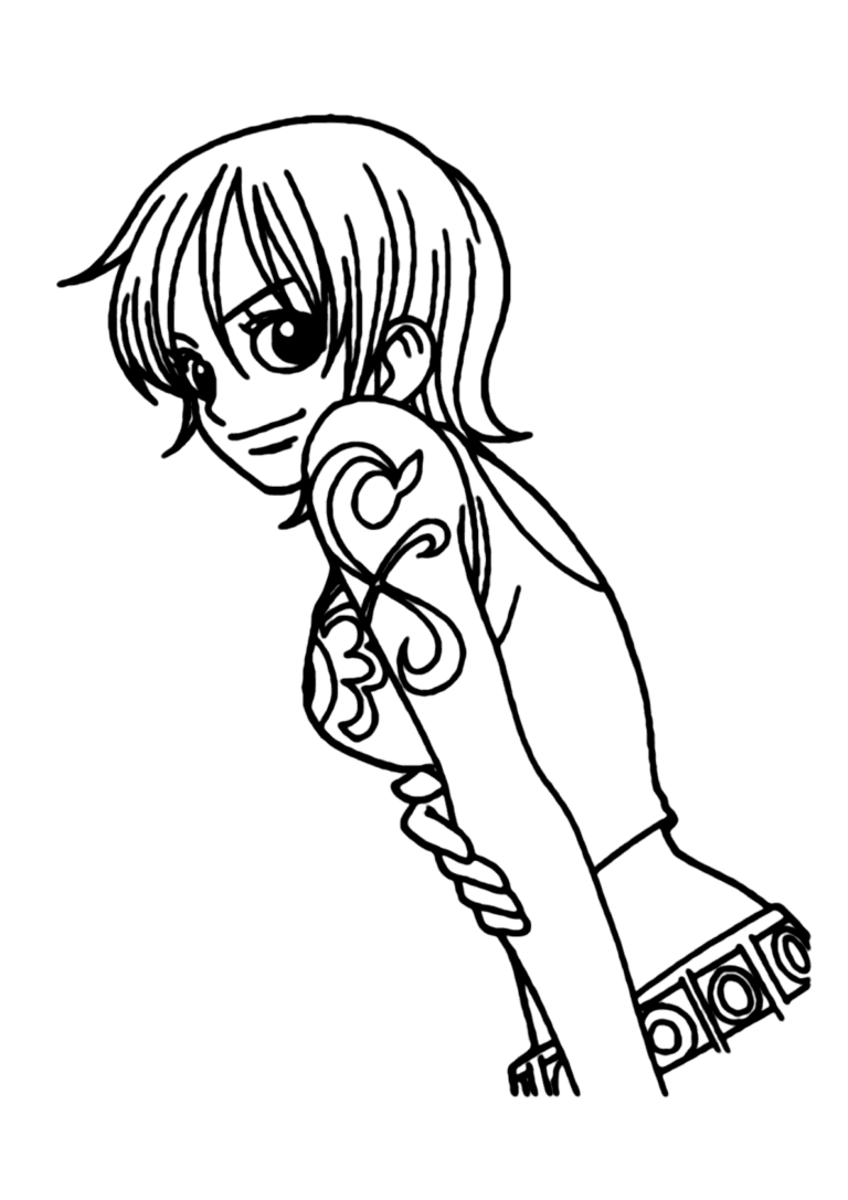 Menina de one piece para colorir - Imprimir Desenhos Menina de one piece para colorir - Imprimir Desenhos