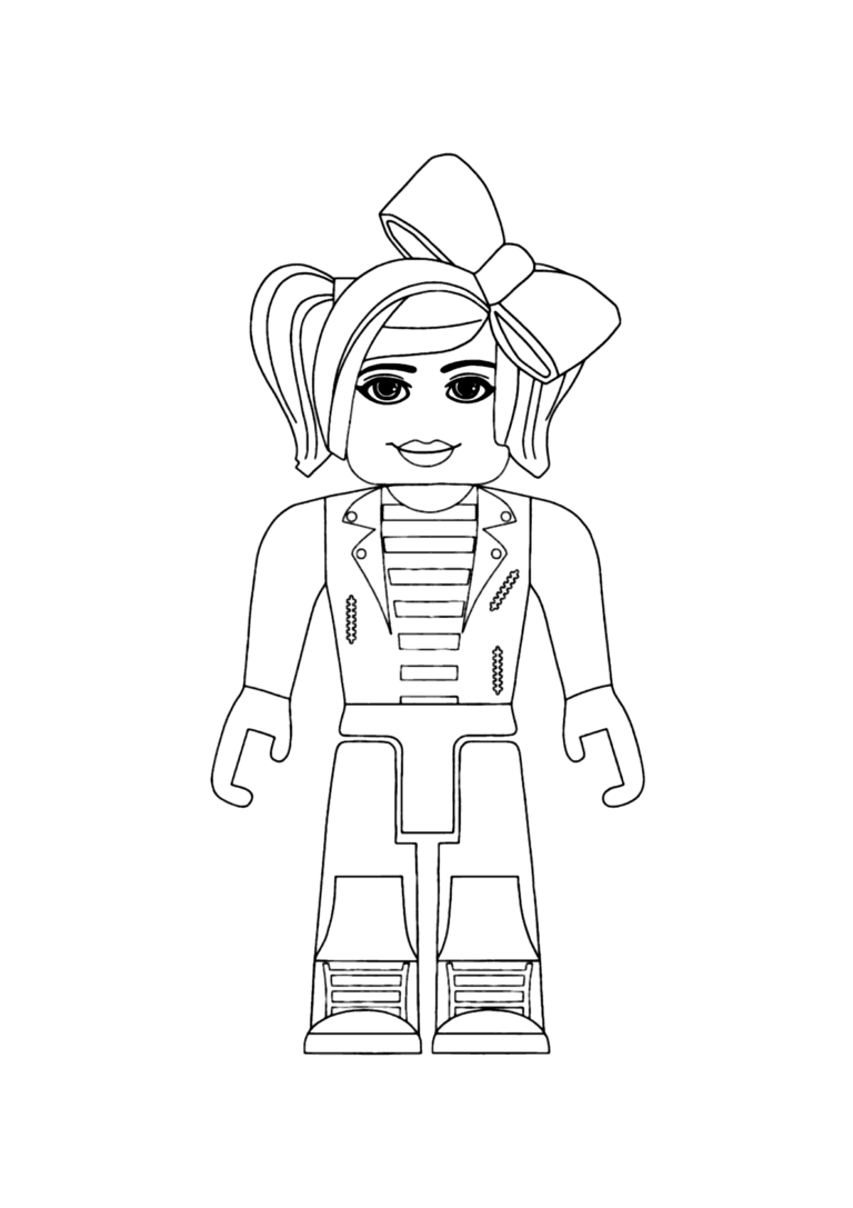 Roblox laço para colorir - Imprimir Desenhos