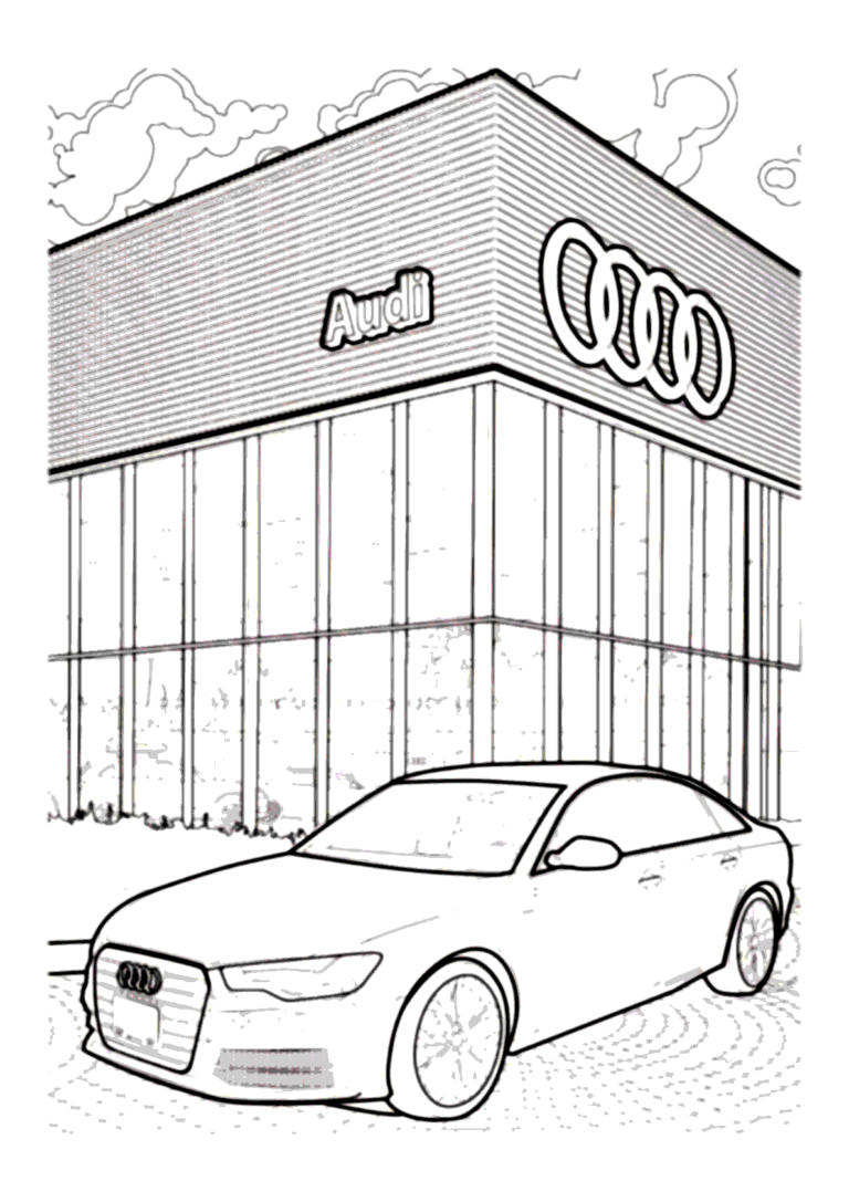 Desenhos De Audi Para Colorir 21+ Desenhos De Audi Para Imprimir E