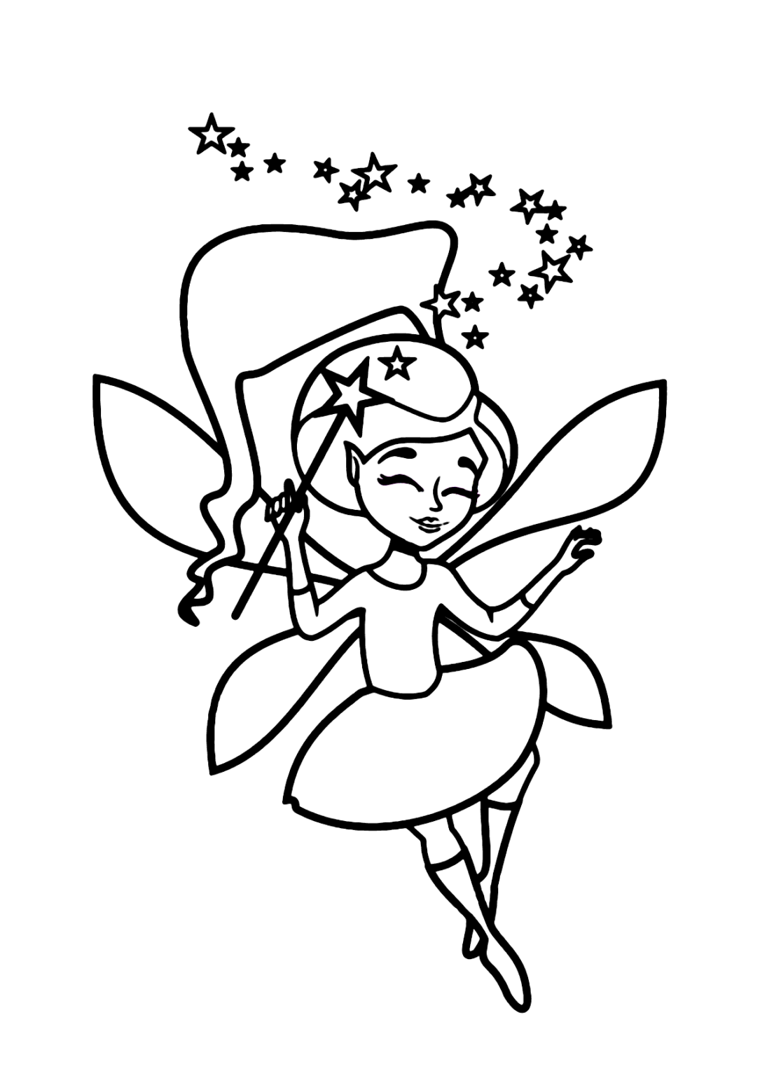 Fada madrinha para colorir - Imprimir Desenhos Fada madrinha para colorir - Imprimir Desenhos