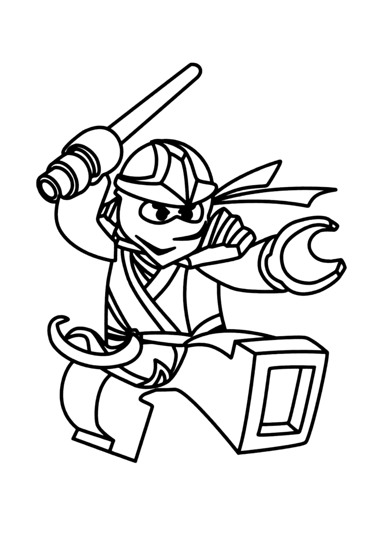 Ninjago Lego para colorir - Imprimir Desenhos