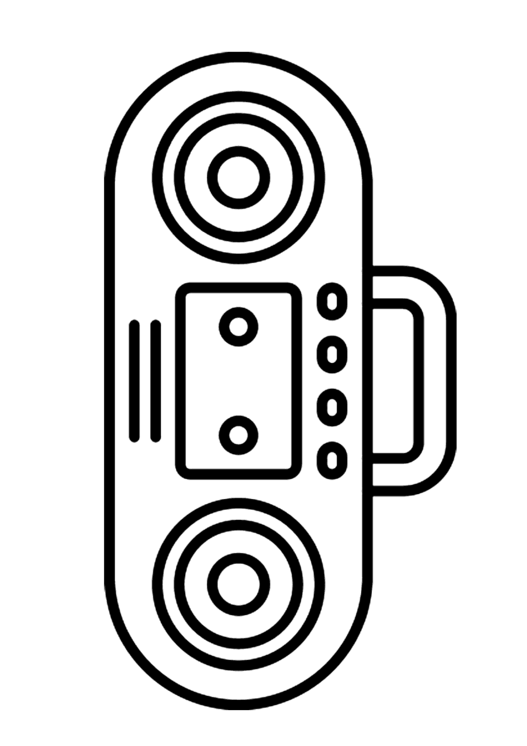 Rádio para imprimir - Imprimir Desenhos