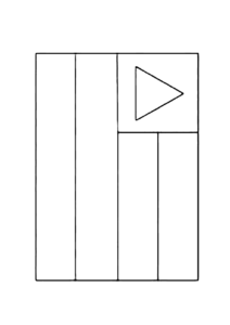 Bandeira da Bahia para colorir - Imprimir Desenhos