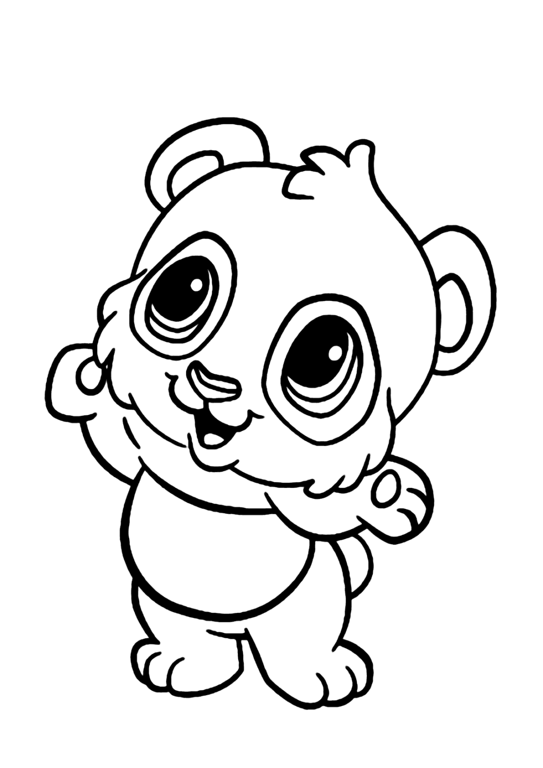 Panda para imprimir e colorir - Imprimir Desenhos